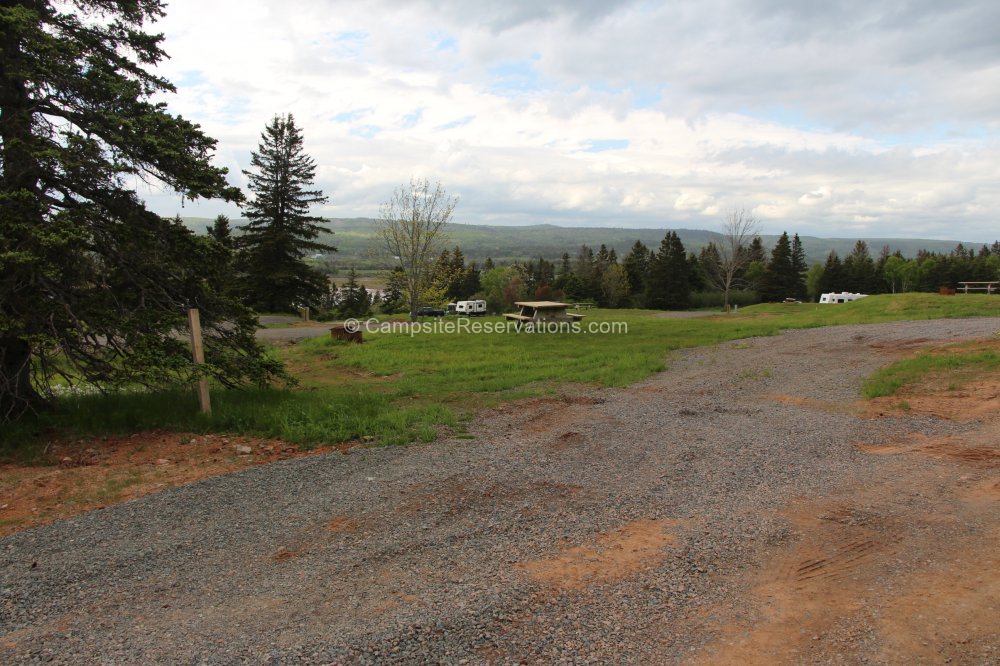 Campsite 31 in Five Islands Provincial Park Campground at Five Islands ...