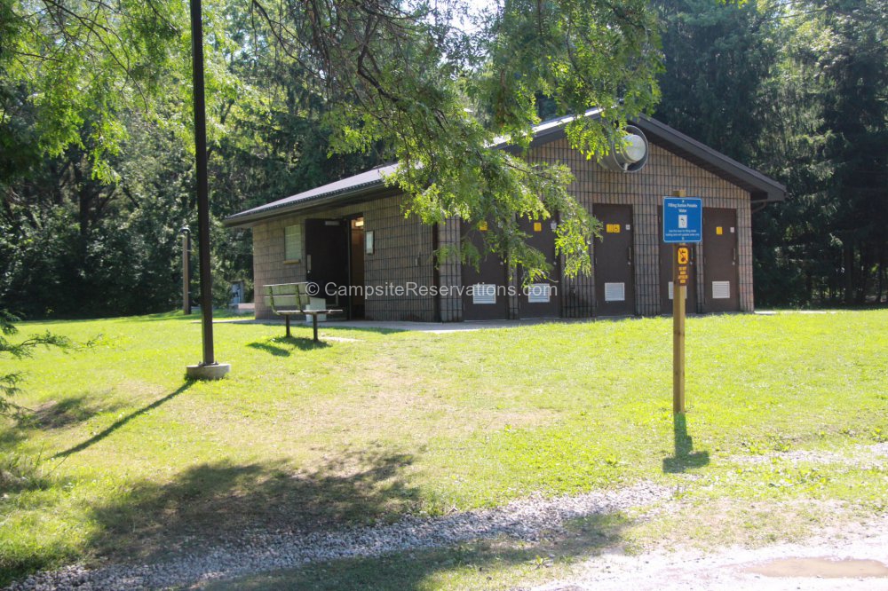 Mara Provincial Park Campground at Mara Provincial Park, Ontario, Canada